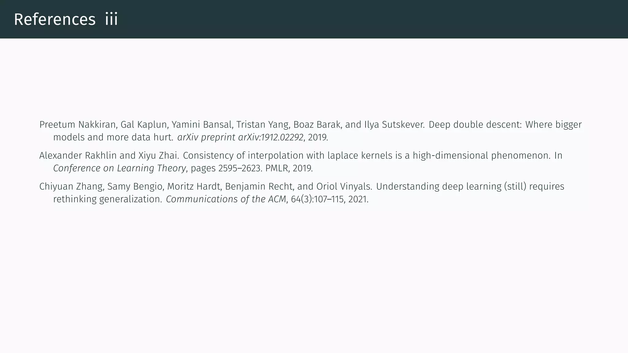 Random Matrix Theory and Machine Learning - Part 4 | PPT