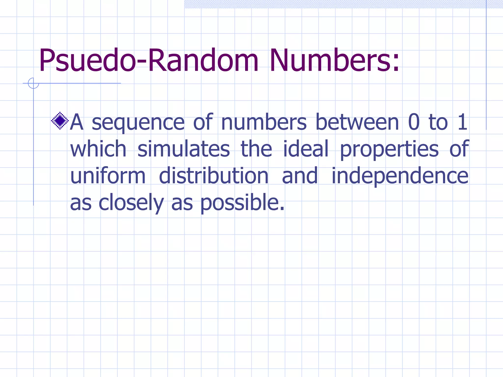 Random number generation | PPT
