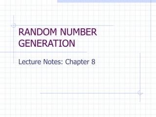 Random number generation | PPT