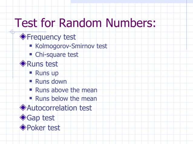Random number generation | PPT