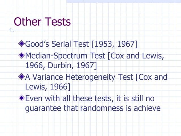 Random Number Generation Ppt
