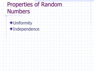 Random number generation | PPT