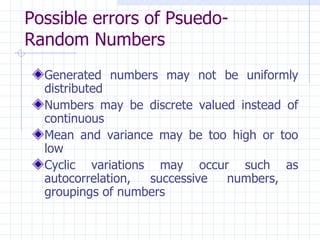 Random number generation | PPT