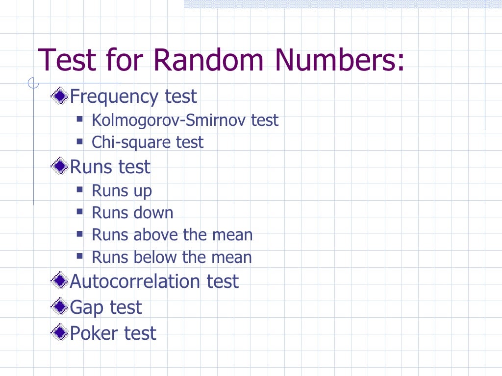 Random Number Generation