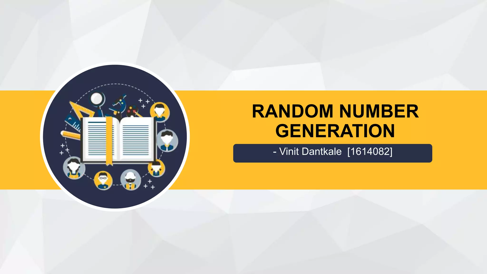 Random number generation | PPTX