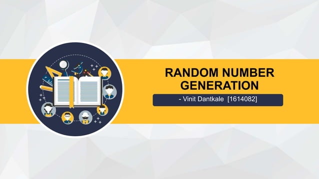 Random number generation | PPTX