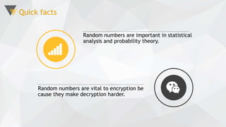 Random number generation | PPTX