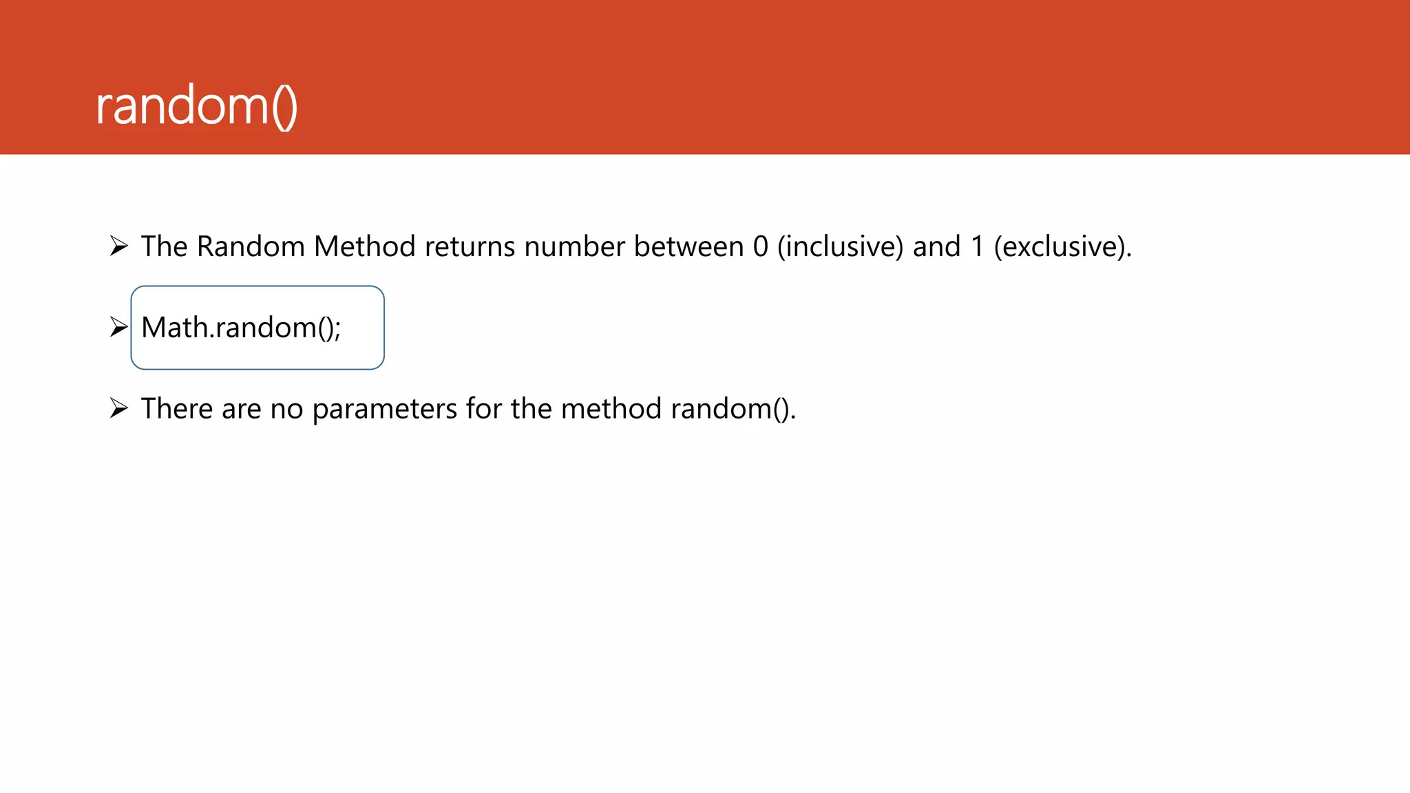 Random number generation | PPTX