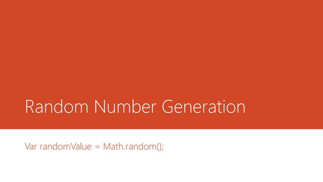 Random number generation | PPT