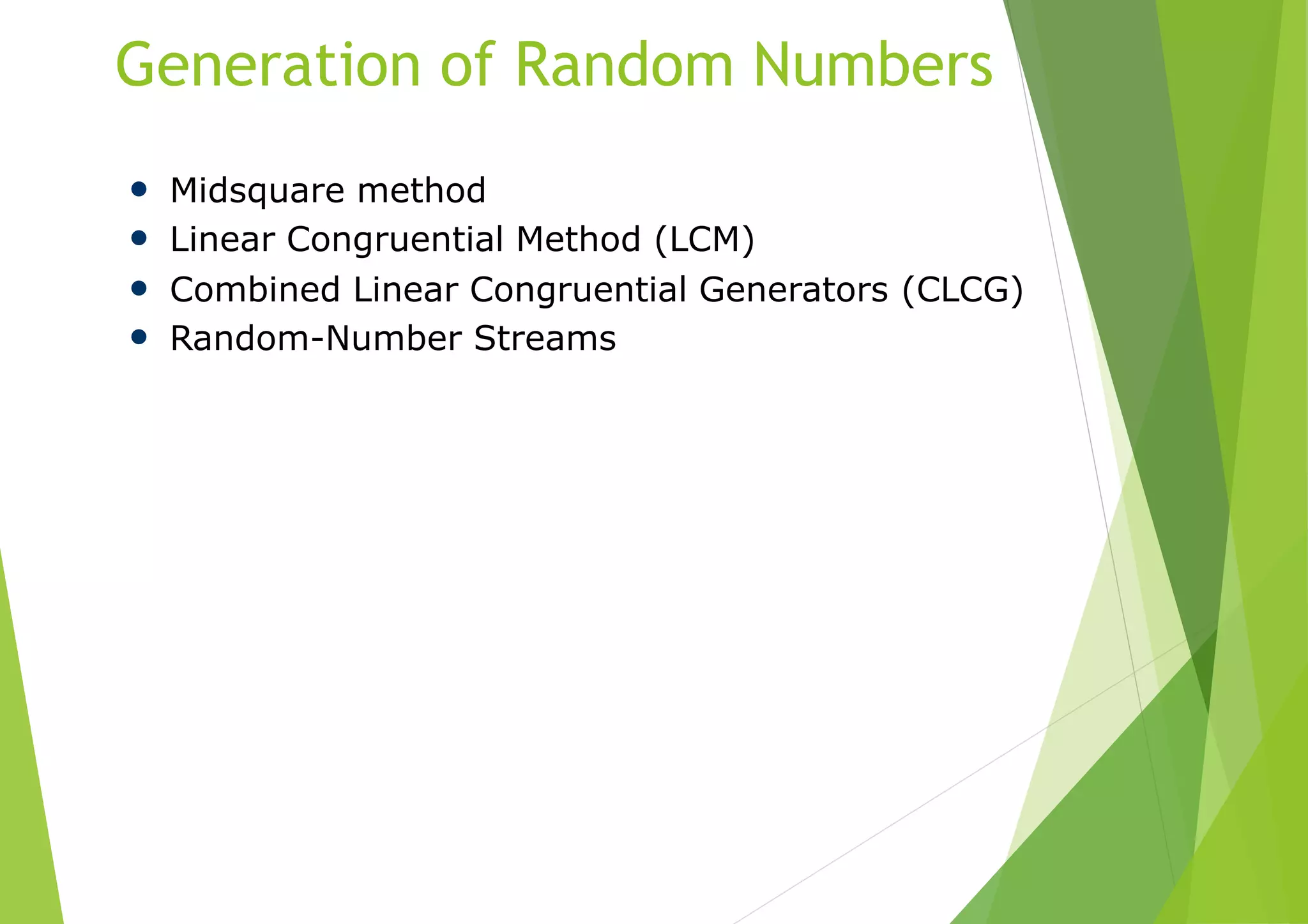 Random number generation | PPTX