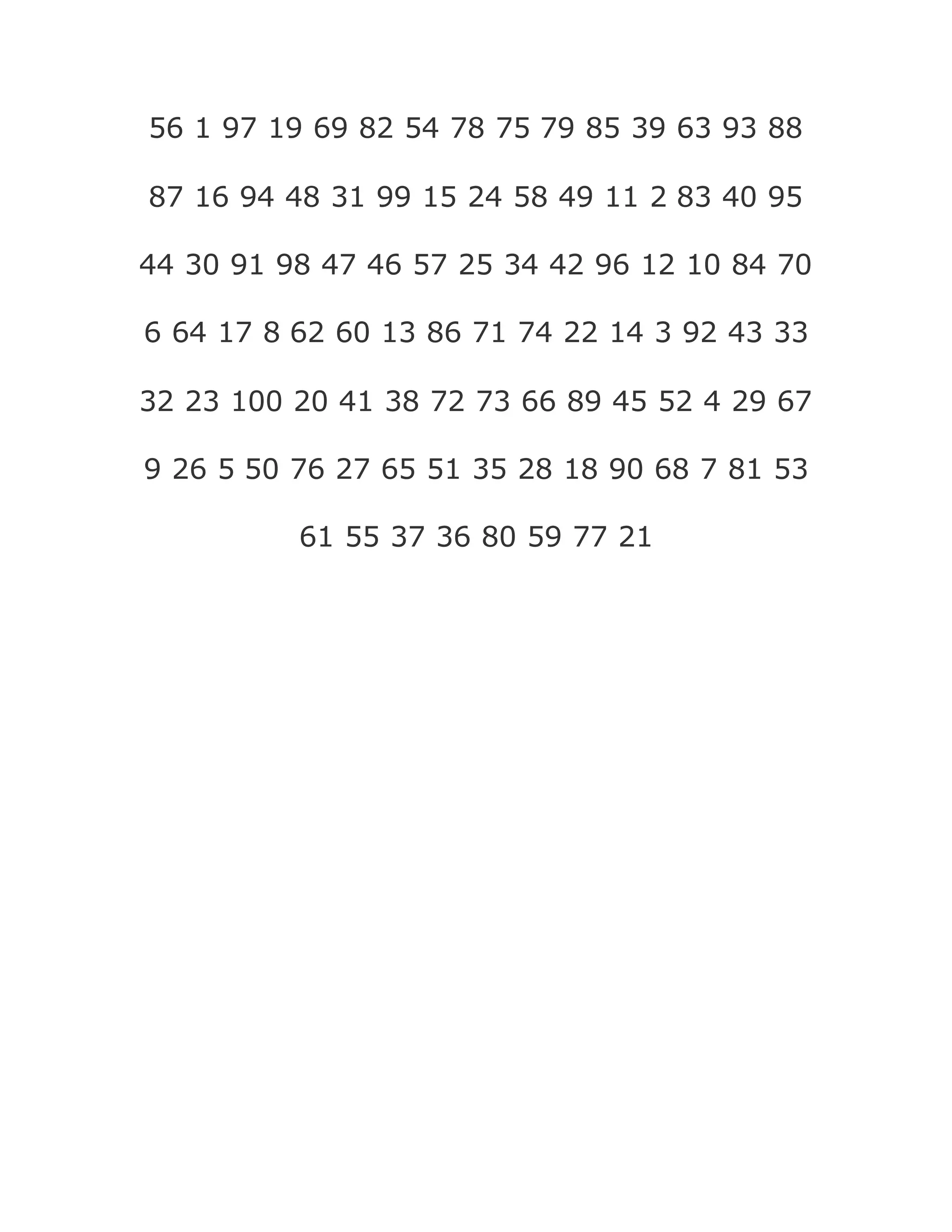 Random numbers | PDF