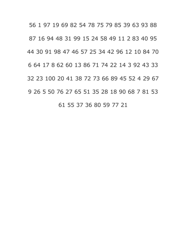 Random Numbers PDF random-numbers-pdf