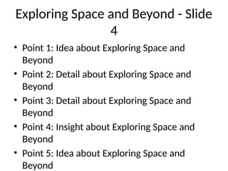 Exploring Space and Beyond: Insights, Ideas, and Facts on Space ...