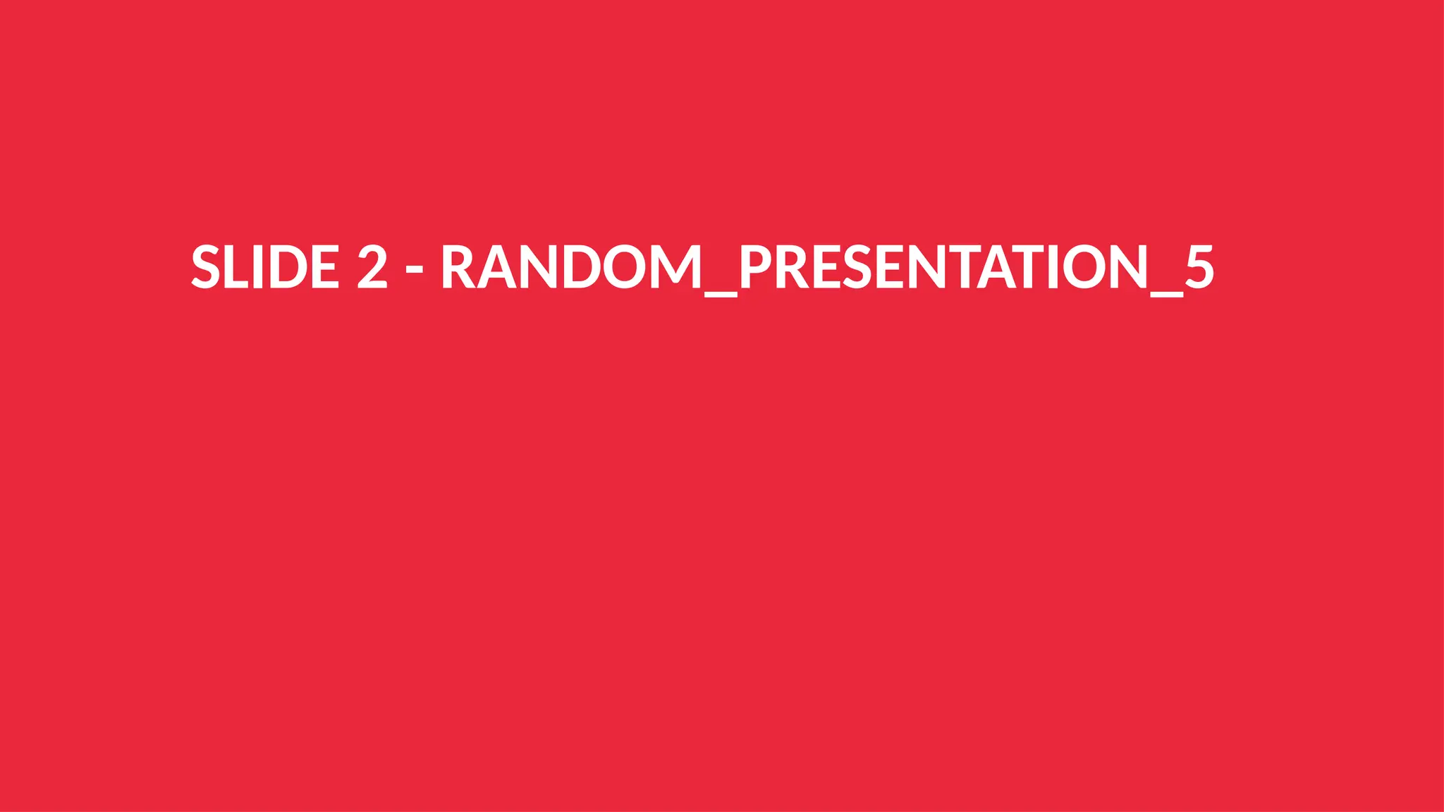 Here are two more random PowerPoint presentations for you:Random ...