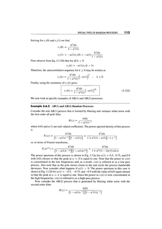 random process in signal processing techniques | PDF | Free Download