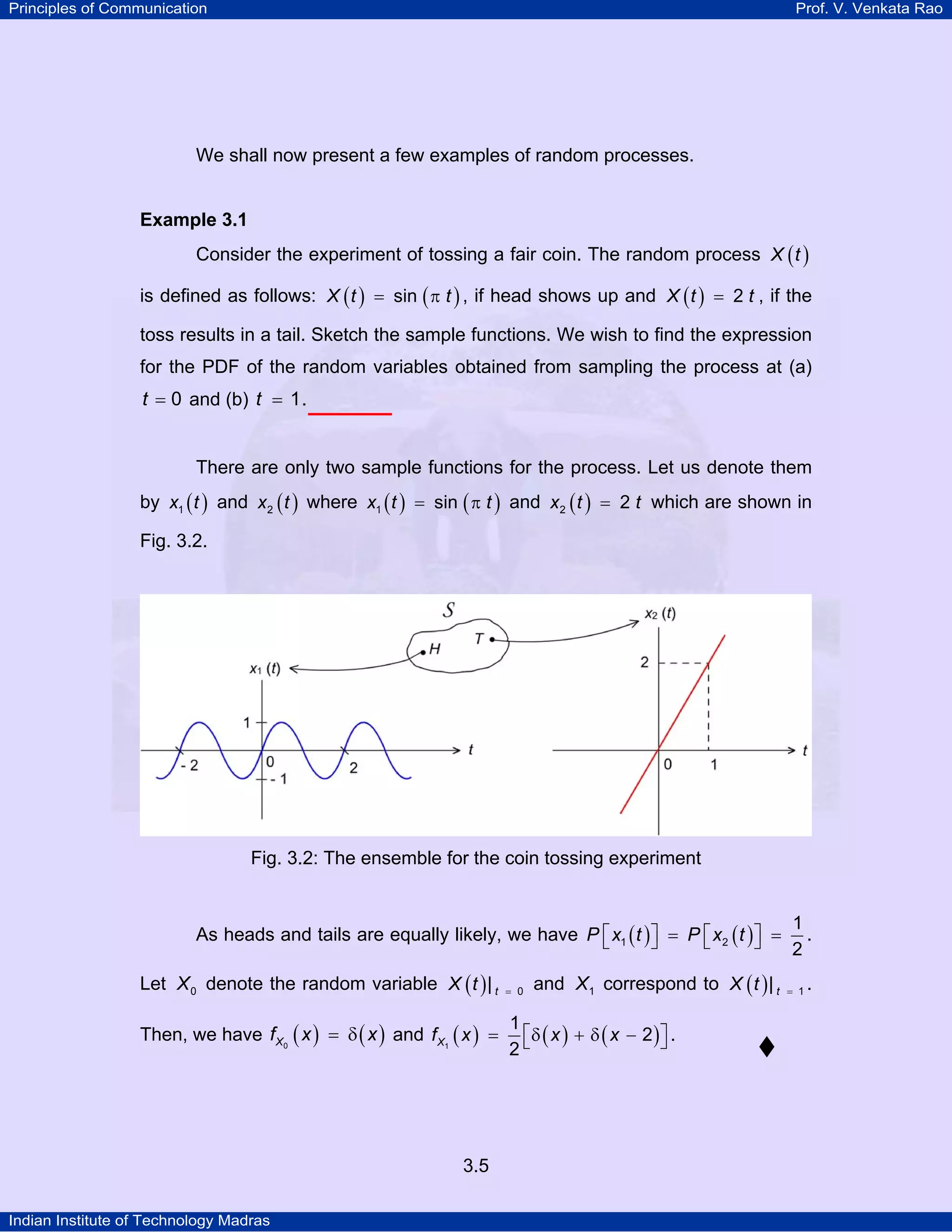 Random process and noise | PDF