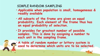 random sampling statistics and probability | PPTX