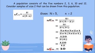 RANDOM SAMPLING, PARAMETER AND STATISTICS, SAMPLING DISTRIBUTION OF STATISTICS.pptx