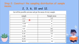 RANDOM SAMPLING, PARAMETER AND STATISTICS, SAMPLING DISTRIBUTION OF STATISTICS.pptx