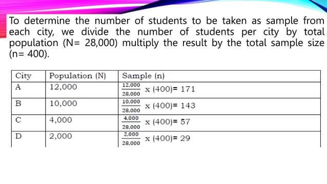 RANDOM SAMPLING, PARAMETER AND STATISTICS, SAMPLING DISTRIBUTION OF STATISTICS.pptx | Biological ...