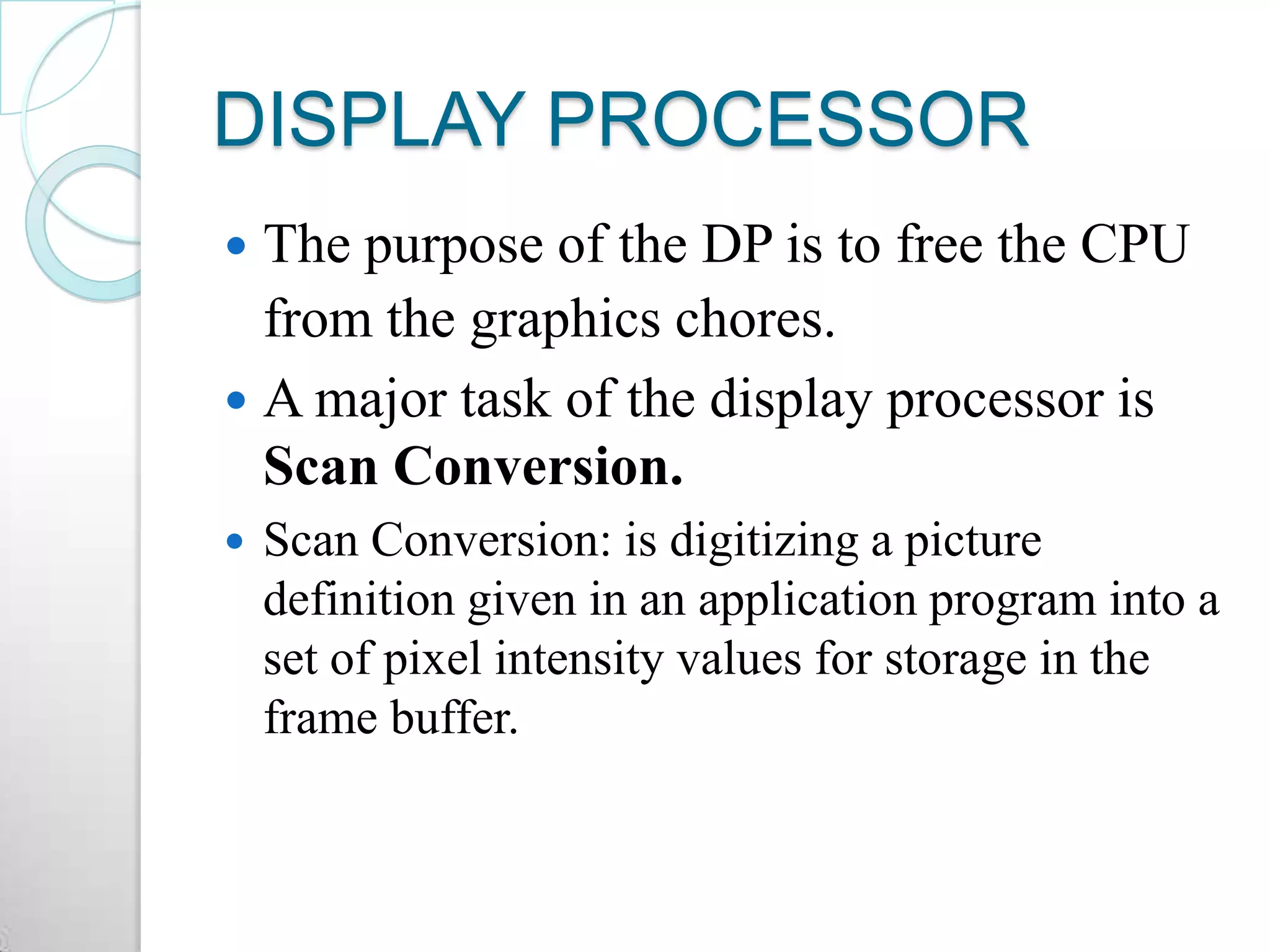 Random Scan Displays And Raster Scan Displays Pptx Graphics