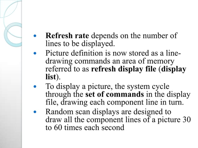 Random scan displays and raster scan displays | PPTX | Graphics Software | Computer Software and ...
