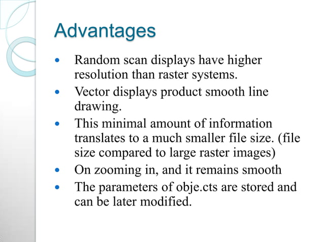 Random Scan Displays And Raster Scan Displays Pptx Graphics Software Computer Software And