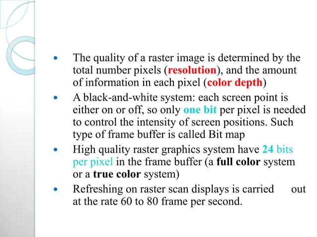 Random scan displays and raster scan displays | PPTX | Graphics Software | Computer Software and ...