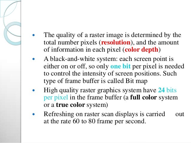 Random Scan Displays And Raster Scan Displays