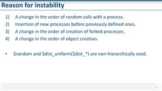 Random stability in systemVerilog and UVM based testbench | PPT
