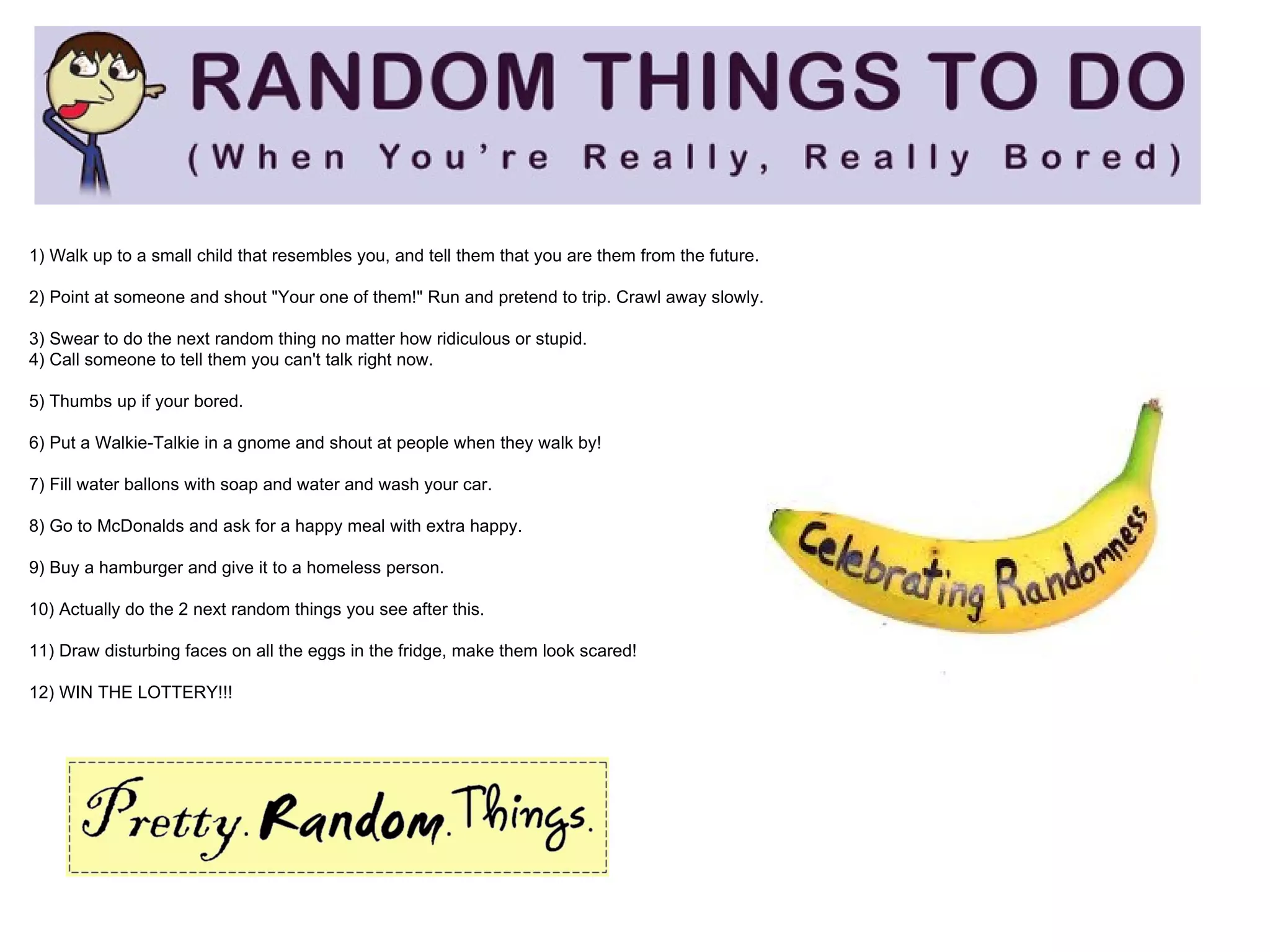 Random stuff powerpoint | PPT