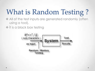 Random testing | PPTX