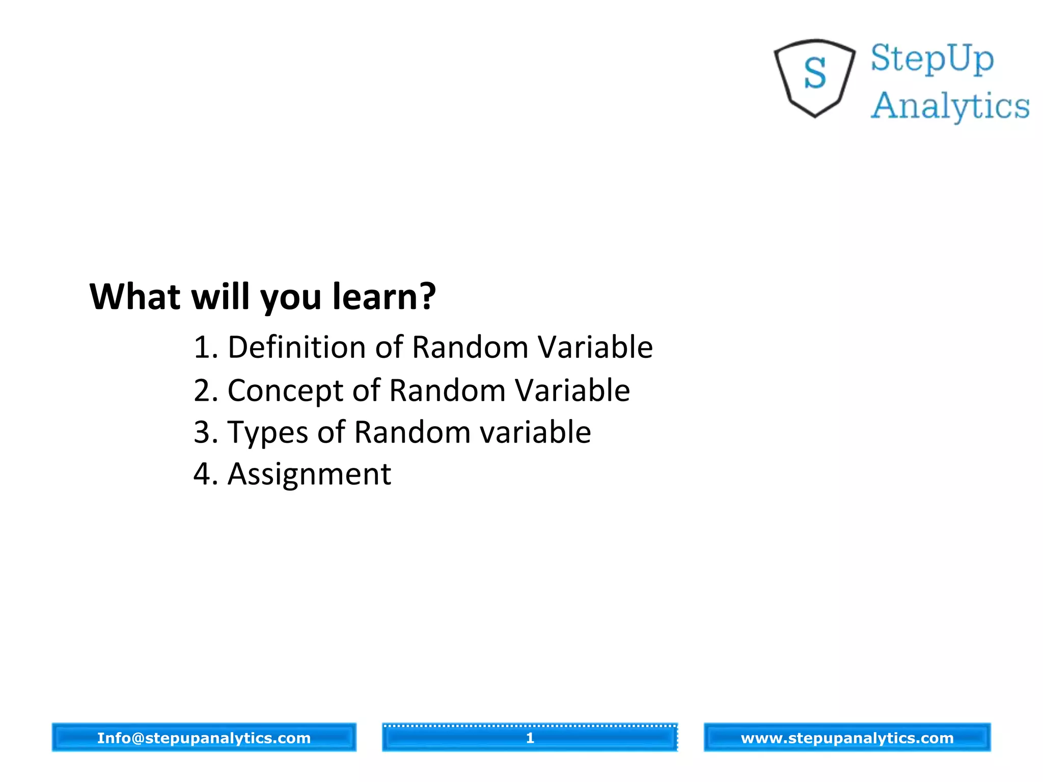 Random Variable | PPTX