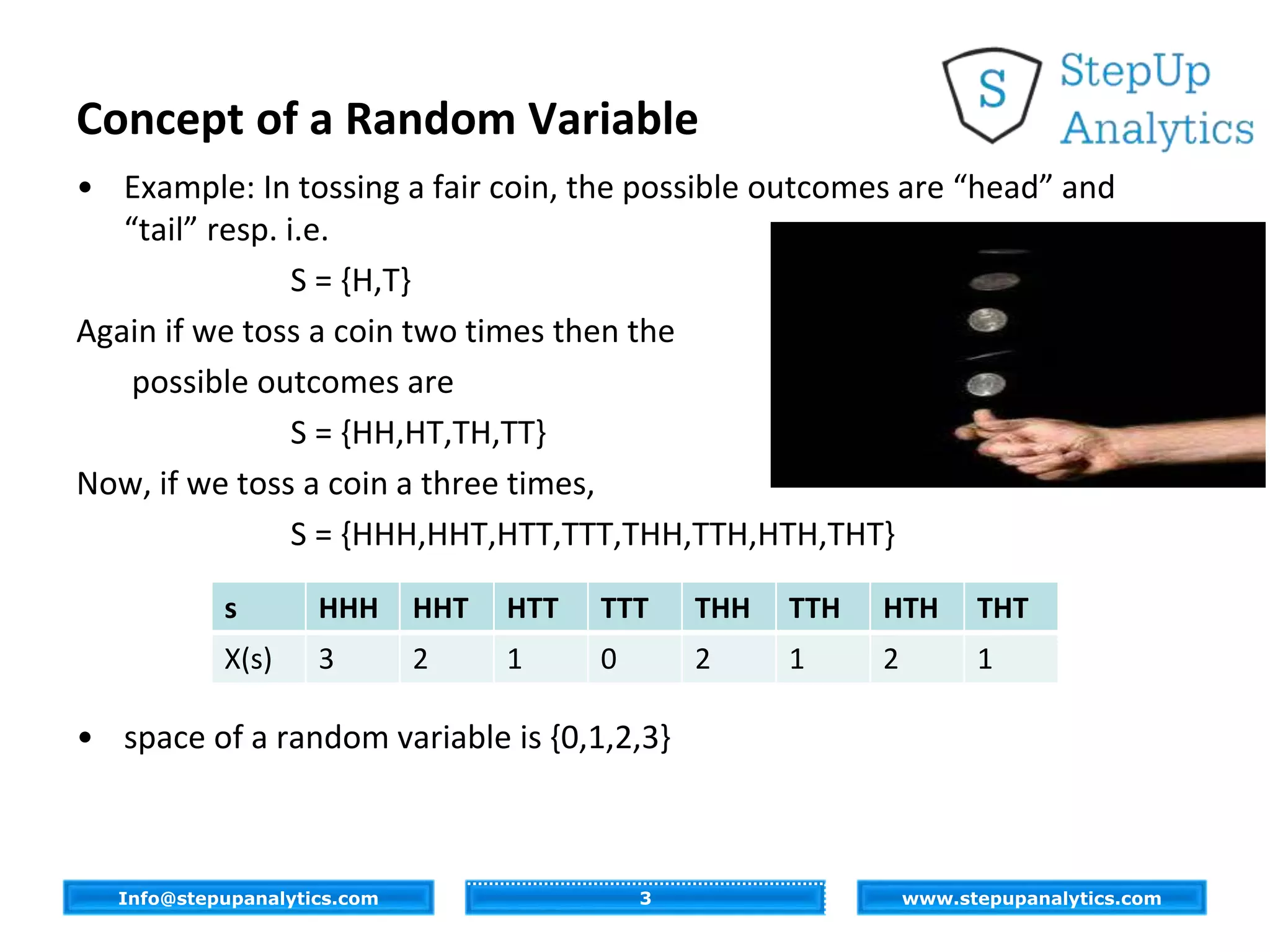 Random variable and its concept | PPT