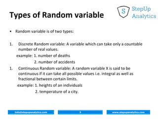 Random variable and its concept | PPT