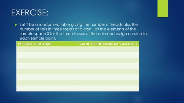 Random variable | PPT