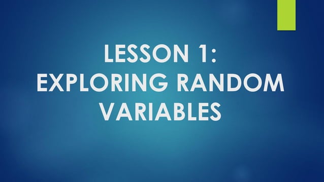 Random variable | PPT