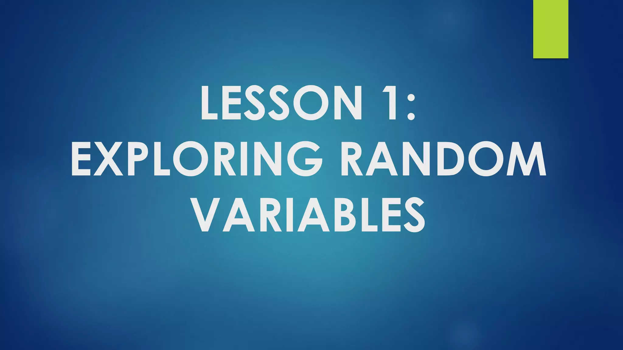 Random variable | PDF