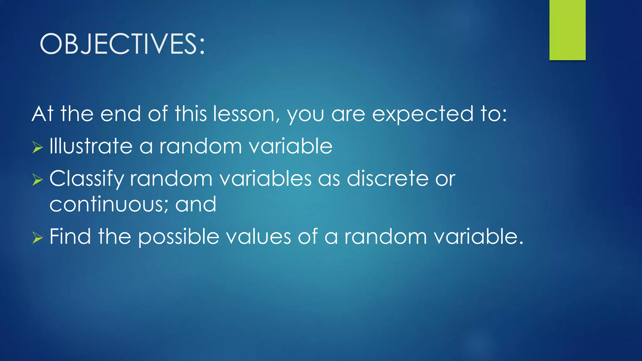 Random variable | PDF