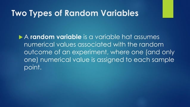 Random variable | PDF
