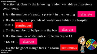 Random variable | PPTX