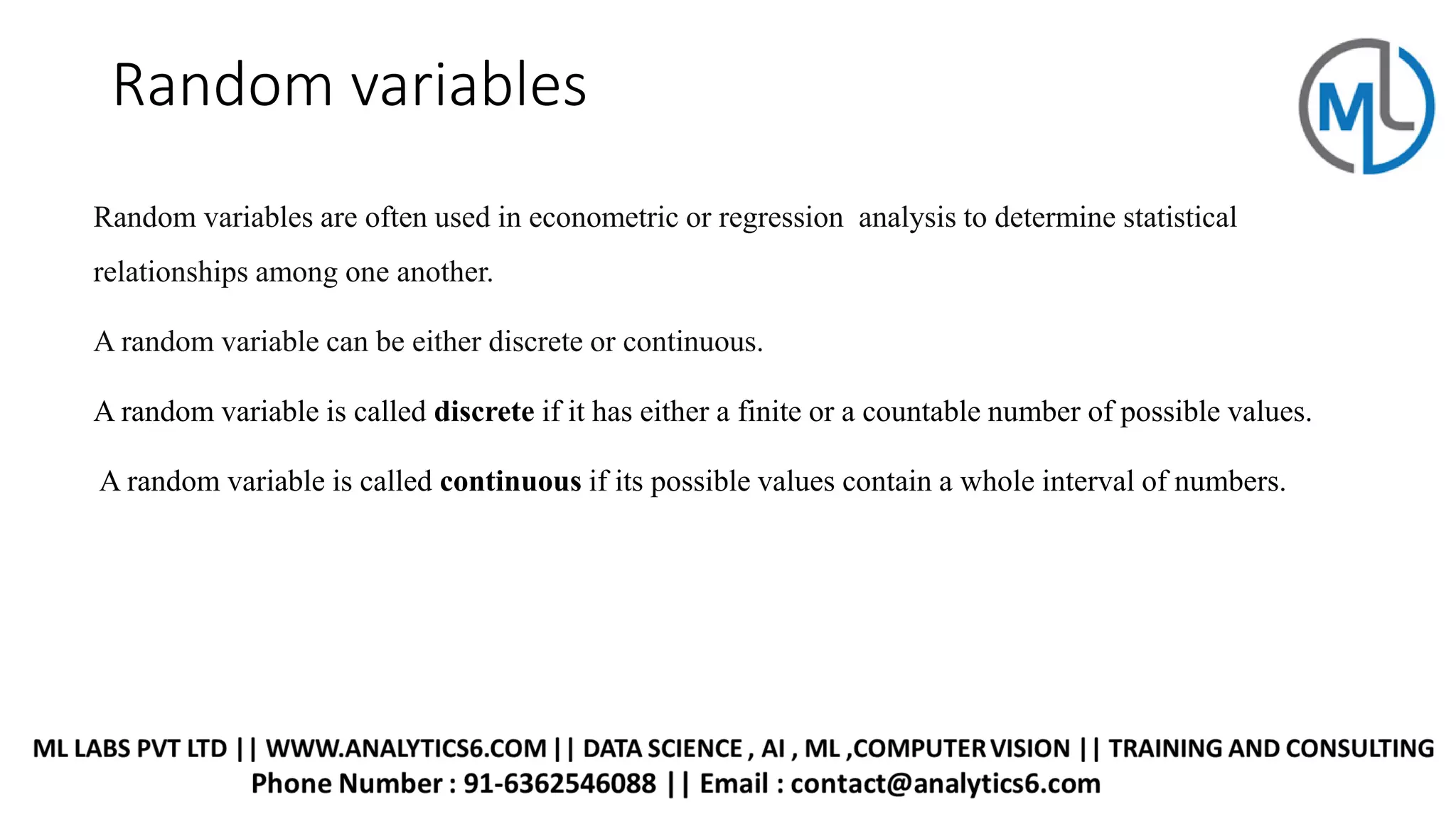 Random Variable Discrete And Continuous Ppt