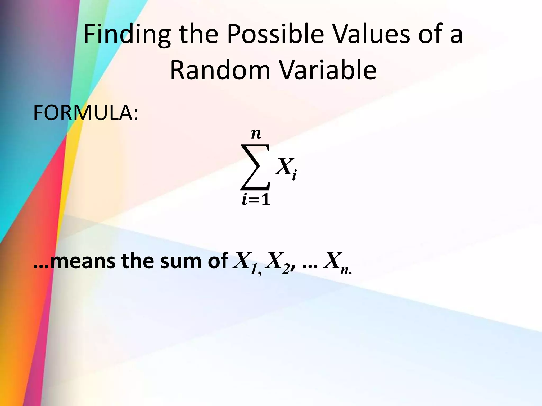 Random Variable Probablity And Statistics Ppt