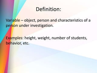 Random Variable (probablity and statistics) | PPTX