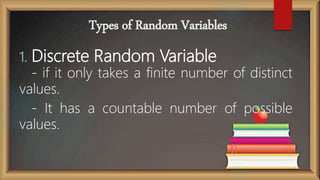 Random variables and probability distributions | PPTX