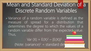 Random variables and probability distributions | PPT