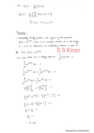 Random Variables Introduction and ProbabilityTheory | PDF