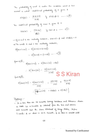 Random Variables Introduction and ProbabilityTheory | PDF