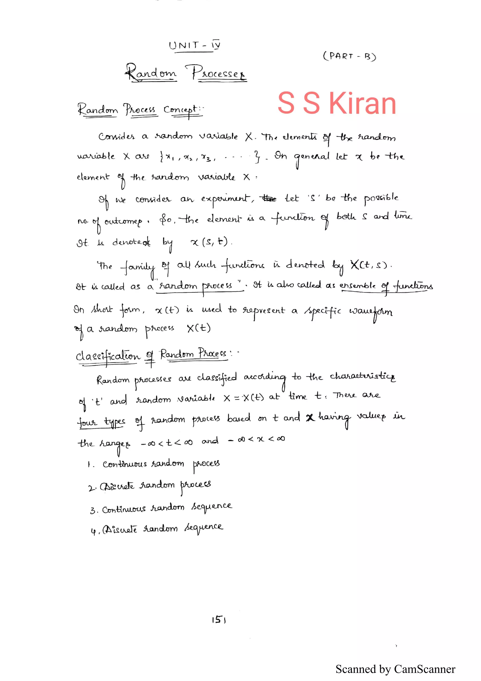 Random Process and Ergodic Process | PDF