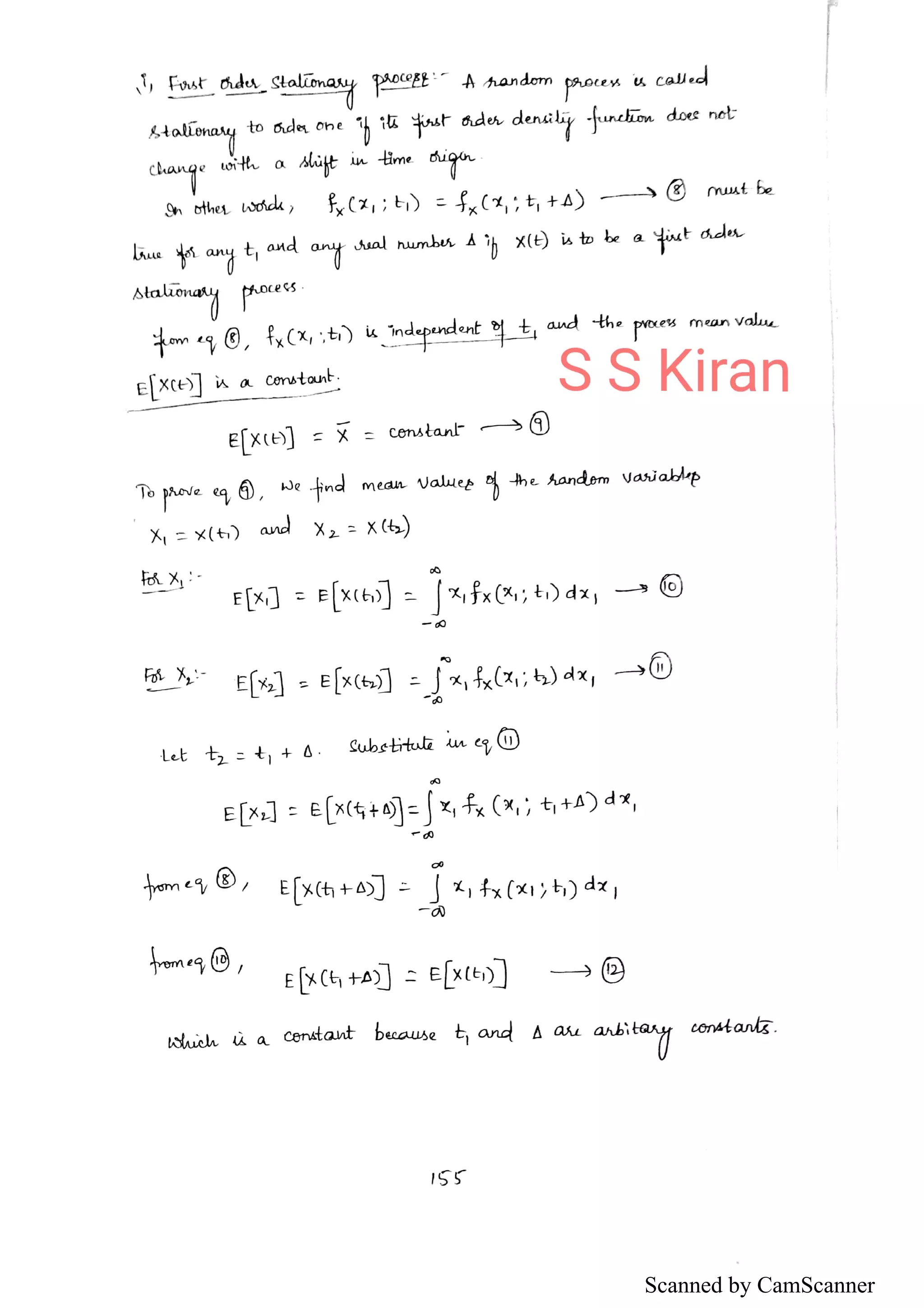 Random Process and Ergodic Process | PDF